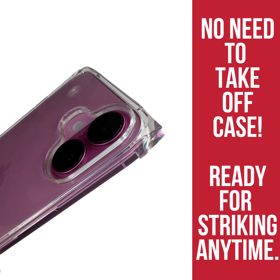 iPhone 16 Shark Tooth™ Self-Defense Phone Case – Hammer Defense Products